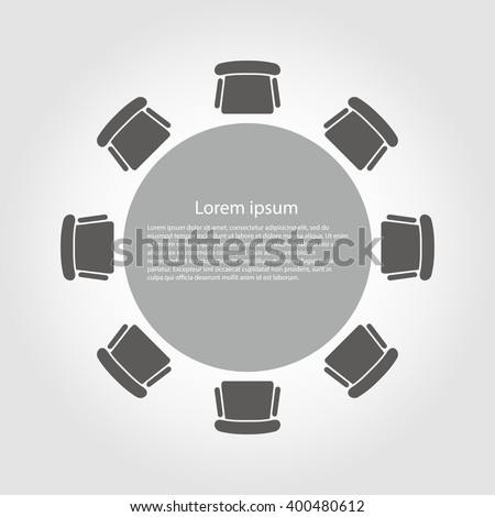 Round Table Clipart | Free download on ClipArtMag
