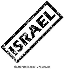 Vector Rubber Stamp Name Israel Isolated Stock Vector (Royalty Free ...