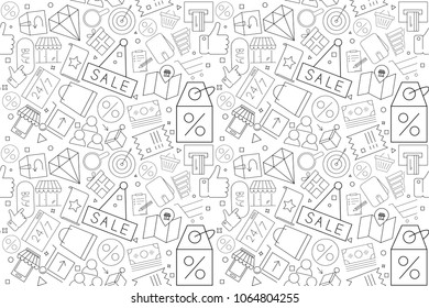 Vector Industry Pattern Industry Seamless Background Stock Vector ...