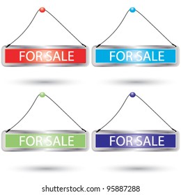 Vector Sale Sign Set Stock Vector (Royalty Free) 95887288 | Shutterstock