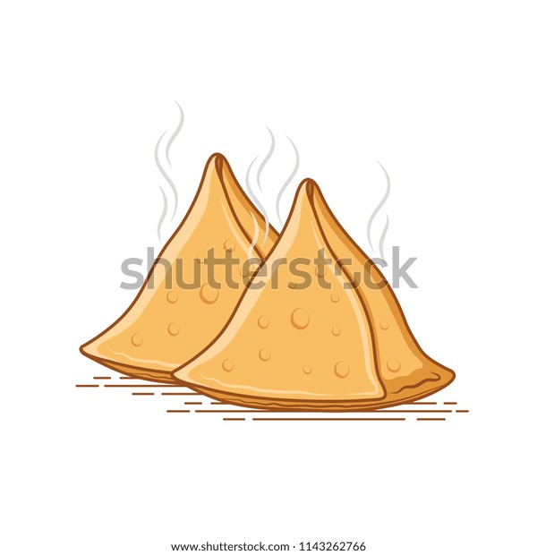 Vector Samosa Illustration: เวกเตอร์สต็อก (ปลอดค่าลิขสิทธิ์) 1143262766 ...