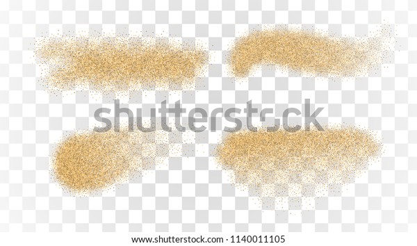 Vector Sand Stains Isolated On Transparent Stock Vector (Royalty Free ...
