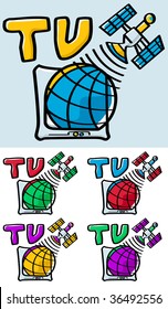 Vector Satellite Television Sign: เวกเตอร์สต็อก (ปลอดค่าลิขสิทธิ์ ...