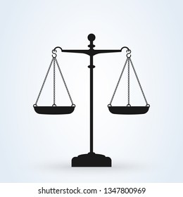 Scales Isolated Monochrome Icon Vector Dual Stock Vector (Royalty Free ...