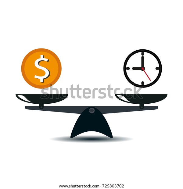 Vector Scales Icon Money Time 库存矢量图（免版税）725803702 | Shutterstock