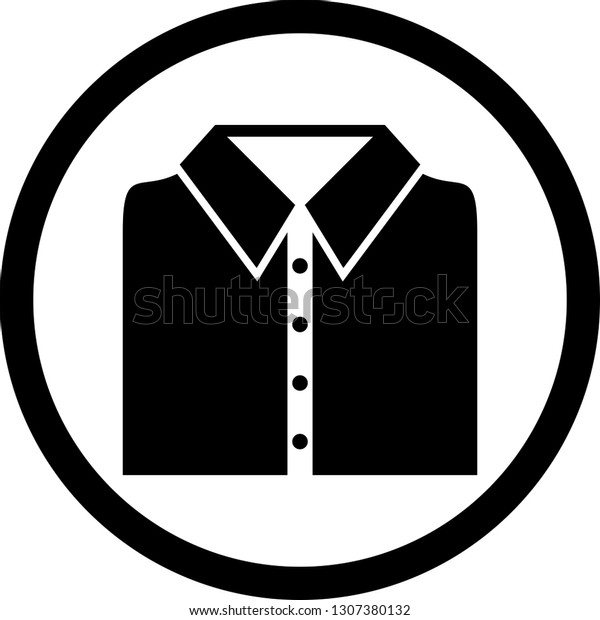 Vector School Shirt Icon Stock Vector (Royalty Free) 1307380132 ...