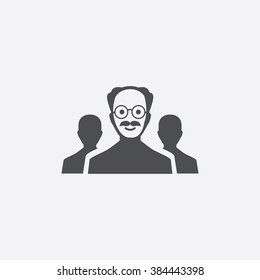 Vector Scientist Team Icon Stock Vector (Royalty Free) 384443398 ...
