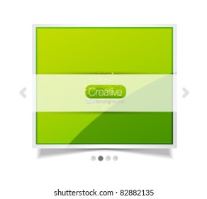 Vector Screen Promotional Web Template Stock Vector (Royalty Free ...