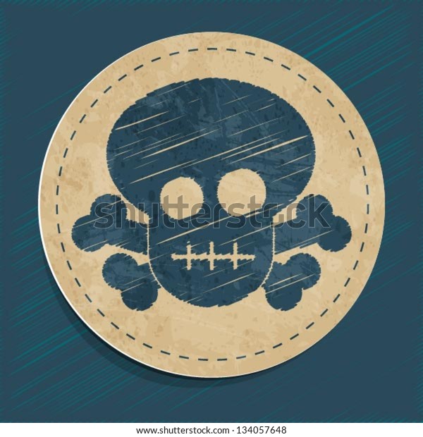 Vector Scull Icon Stock Vector (Royalty Free) 134057648 | Shutterstock