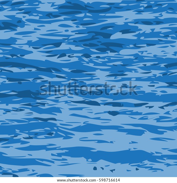 Vector Sea Surface Texture Use Print Stock Vector (Royalty Free ...
