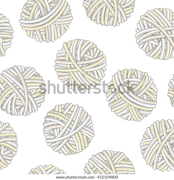 Vector Seamless Background Pastel Color Balls Stock Vector (Royalty ...