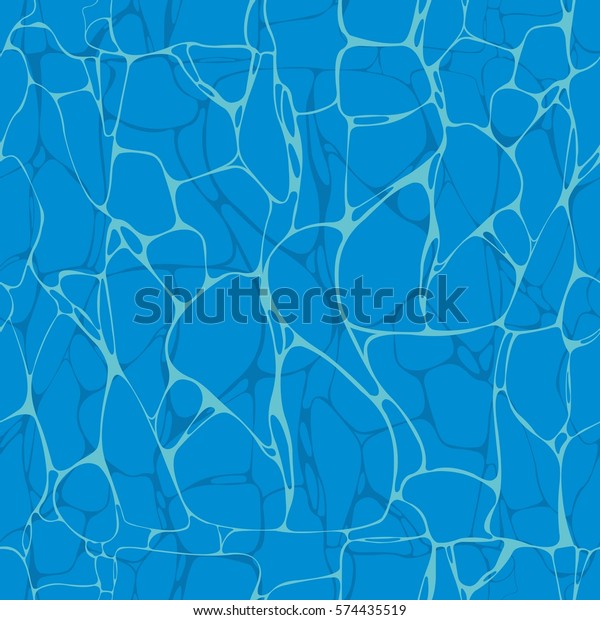 Vector Seamless Background Surface Water Design Stock Vector (Royalty ...