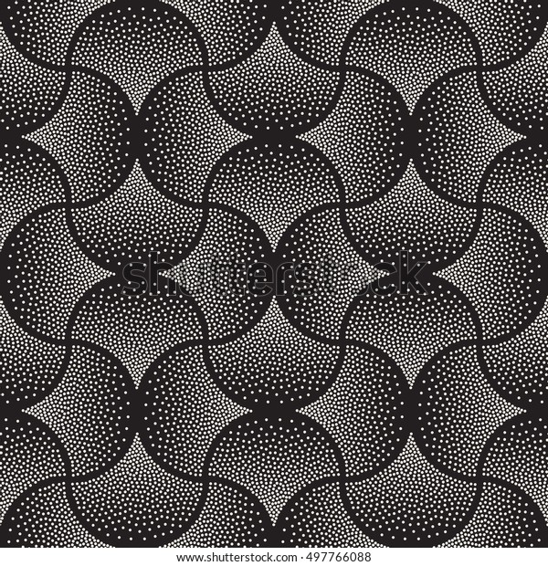 Vector Seamless Black White Arc Shape 库存矢量图（免版税）497766088