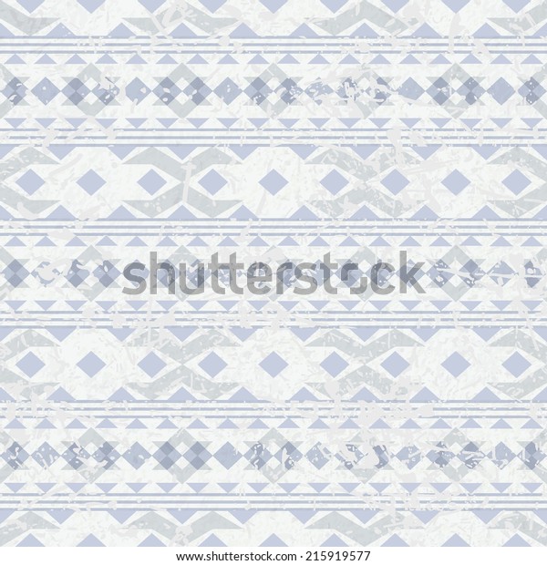 Vector Seamless Ethnic Indian Geometric Pattern Stock Vector (Royalty ...
