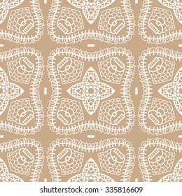 Vector Seamless Lace Pattern Tribal Ethnic Stock Vector (Royalty Free ...