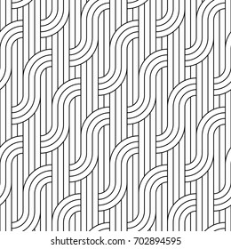 Vector Seamless Texture Modern Geometric Background Stok Vektör ...