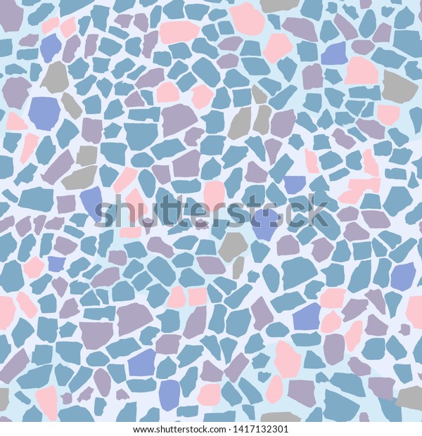 Vector Seamless Pattern Stones Pastel Colors Stock Vector (Royalty Free ...