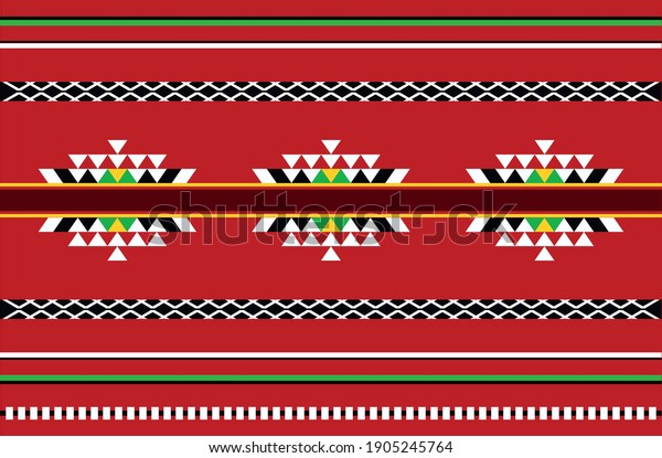 Vector Seamless Saudi Arabia Traditional Pattern Stock Vector (Royalty ...