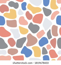 Vector Seamless Spotted Pattern Multicolour Spots Stock Vector (Royalty ...