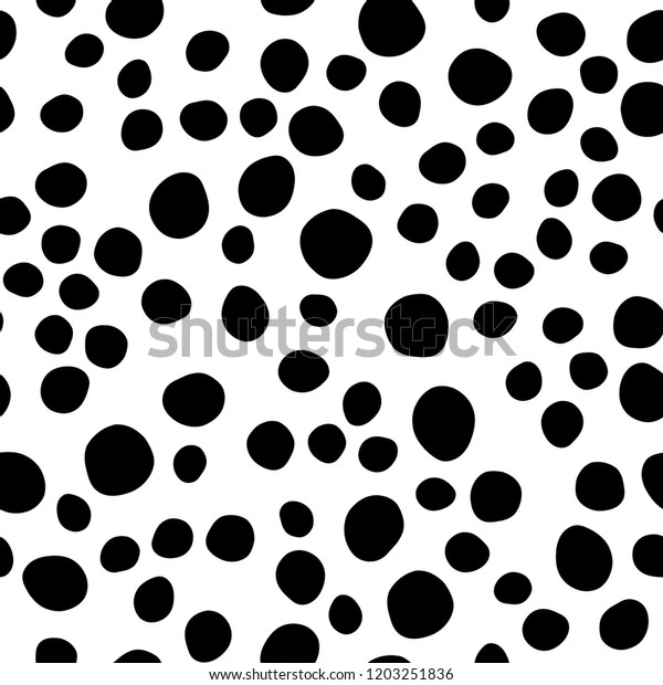 Vector Seamless Template Spots Modern Abstract Stock Vector (Royalty ...