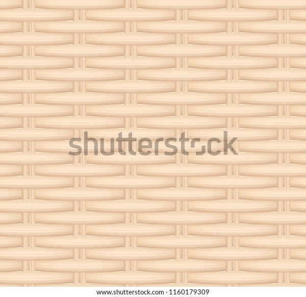 Vector Seamless Texture Wicker Basket Stock Vector (Royalty Free ...