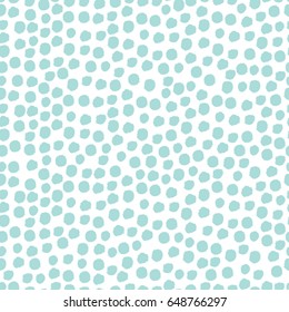 Vector Seamless Trendy Messy Polka Dot Stock Vector (Royalty Free ...