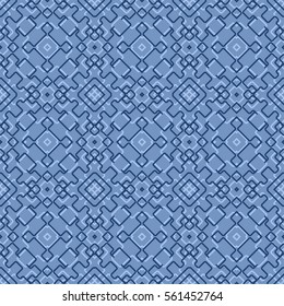 Vector Seamless Wallpaper Vintage Blue Pattern Stock Vector (Royalty ...