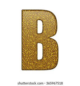 Vector Sequins Letter B Glitter Font Stock Vector (Royalty Free ...