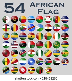 Vector Set African Flags Stock Vector (Royalty Free) 218451280 ...