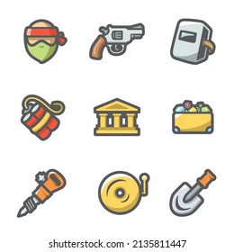 2,736 Bank robbery icon Images, Stock Photos & Vectors | Shutterstock