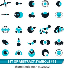 Abstract Geometric Icons Design Elements Set Stock Vector (Royalty Free ...