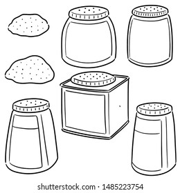 Vector Set Body Powder Cartoon Stock Vector (Royalty Free) 1485223751