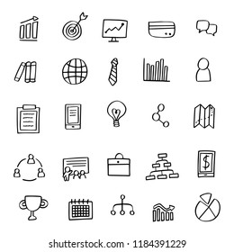 Vector Set Business Icons Information Technology Stock Vector (Royalty ...