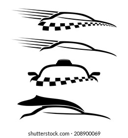 Vector Set Car Signs Stock Vector (Royalty Free) 208900069 | Shutterstock