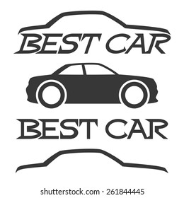 Vector Set Car Signs: vector de stock (libre de regalías) 261844445 ...