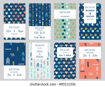 Vector Set Card Templates Perfect Save 库存矢量图（免版税）490111336 | Shutterstock