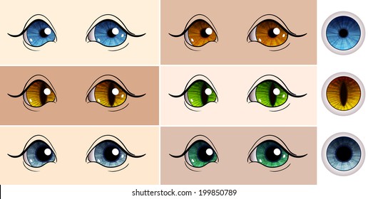 573 Hazel eyes vector Images, Stock Photos & Vectors | Shutterstock