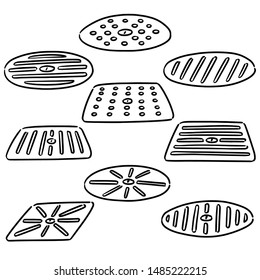 Vector Set Cover Drain Cartoon: เวกเตอร์สต็อก (ปลอดค่าลิขสิทธิ์ ...