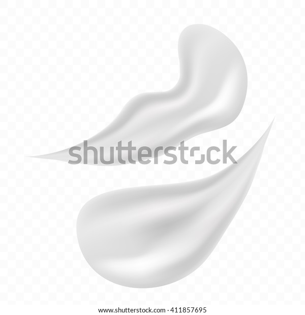 Vector Set Face Cream Swatches Isolated Stock Vector (Royalty Free ...