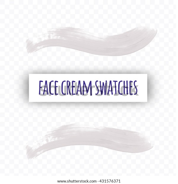Vector Set Face Cream Swatches Isolated Stock Vector (Royalty Free ...