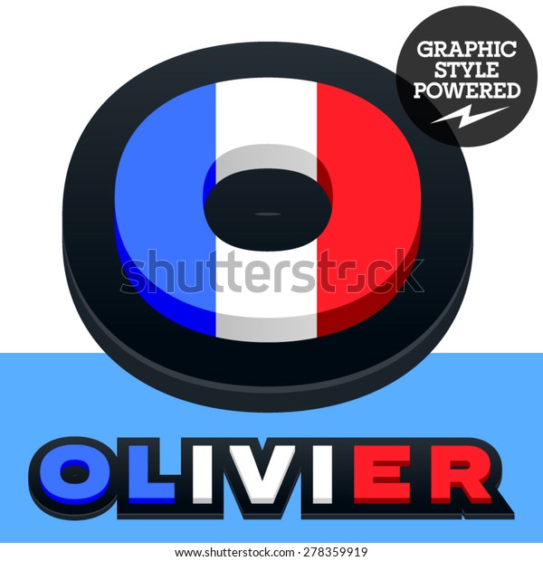 Vector Set French Flag Alphabet File Stock Vector (Royalty Free ...