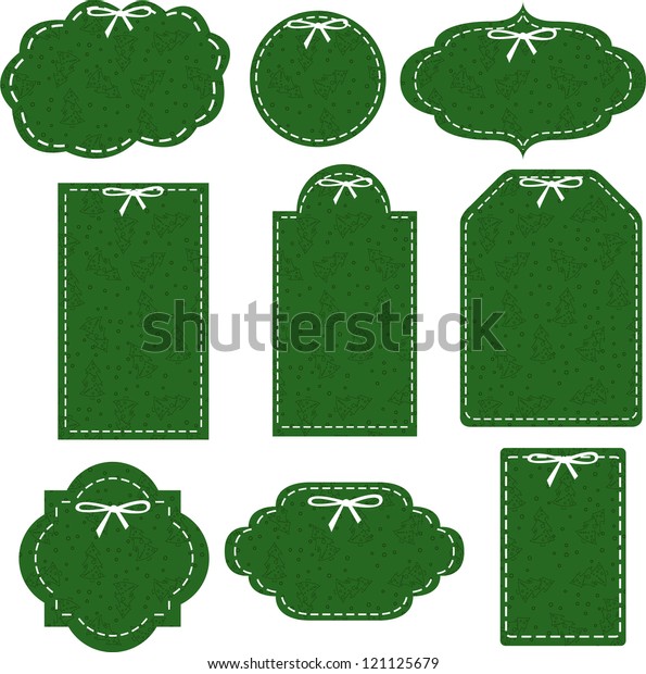 Vector Set Green Tags Stock Vector (Royalty Free) 121125679 | Shutterstock