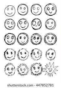 7,367 Happy face scribble Images, Stock Photos & Vectors | Shutterstock