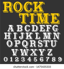 3,280 Old time fonts Stock Vectors, Images & Vector Art | Shutterstock