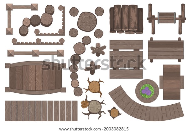91 Wood Bridge Top View Stock Vectors, Images & Vector Art | Shutterstock