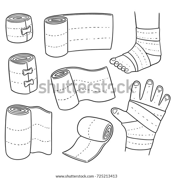 Vector Set Medical Bandage: เวกเตอร์สต็อก (ปลอดค่าลิขสิทธิ์) 725213413 ...