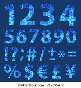 Title Font Number 43 Numbers Symbols Stock Vector (Royalty Free ...