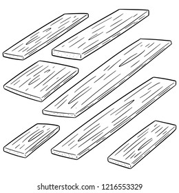 Vector Set Plywood Stock Vector (Royalty Free) 1216553329 | Shutterstock