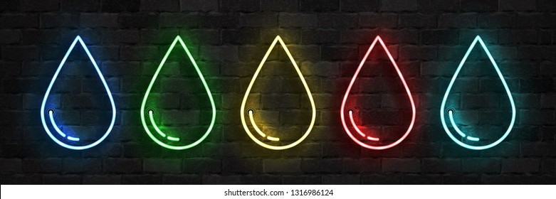 Vector Set Realistic Isolated Neon Sign Stock Vector (Royalty Free ...