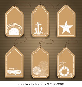 Vector Set Retro Price Tags Different Stock Vector (Royalty Free ...